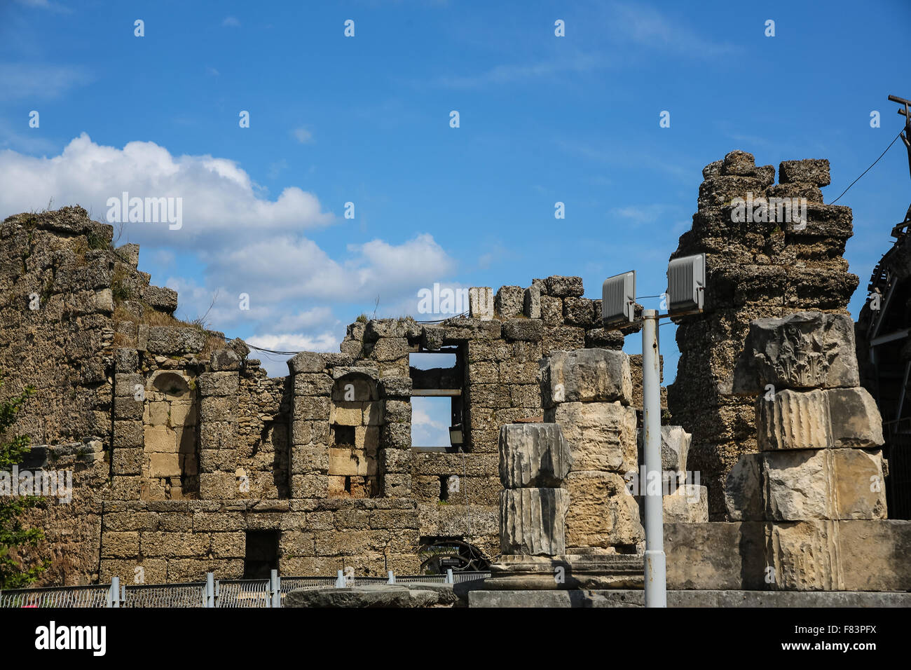 Ancient Side ruins in Turkey Kemer Antalya Stock Photo - Alamy