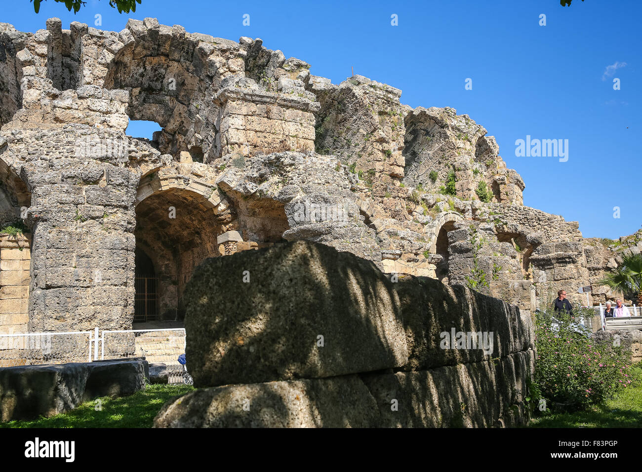 Ancient Side ruins in Turkey Kemer Antalya Stock Photo - Alamy