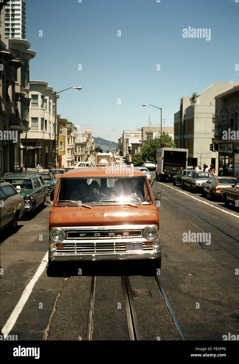Ford Van, San Francisco, America - 1970 Stock Photo - Alamy