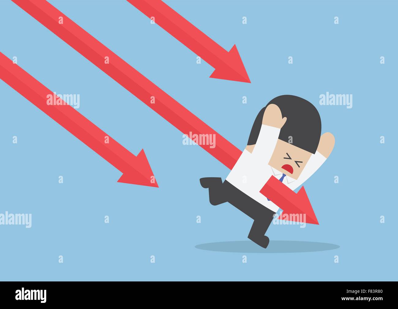 Downtrend vector vectors hi-res stock photography and images - Alamy