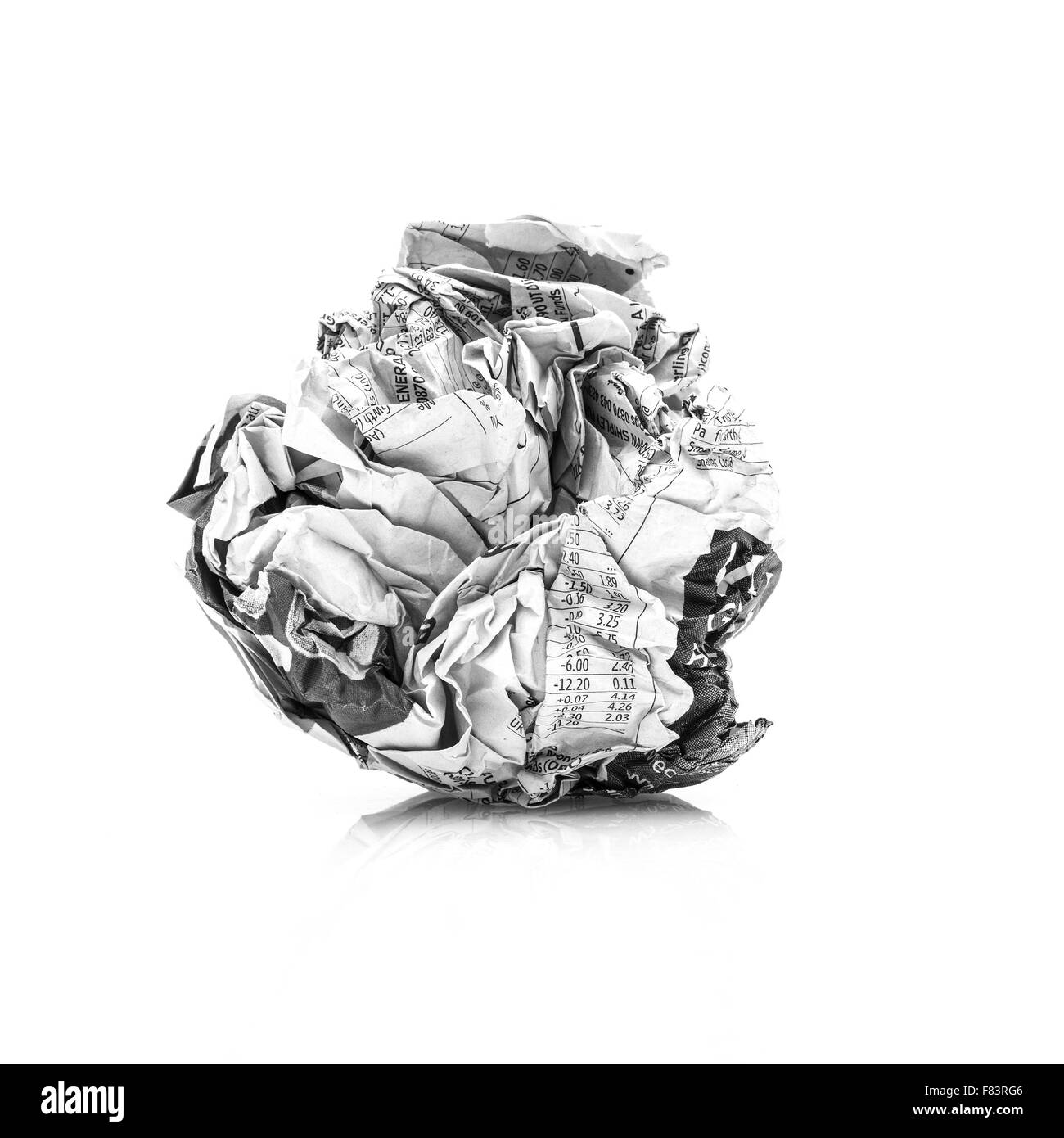 Scrunched up paper hi-res stock photography and images - Alamy