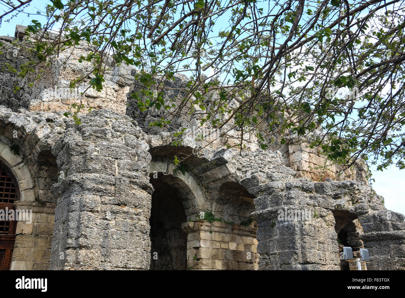 Ancient Side ruins in Turkey Kemer Antalya Stock Photo - Alamy