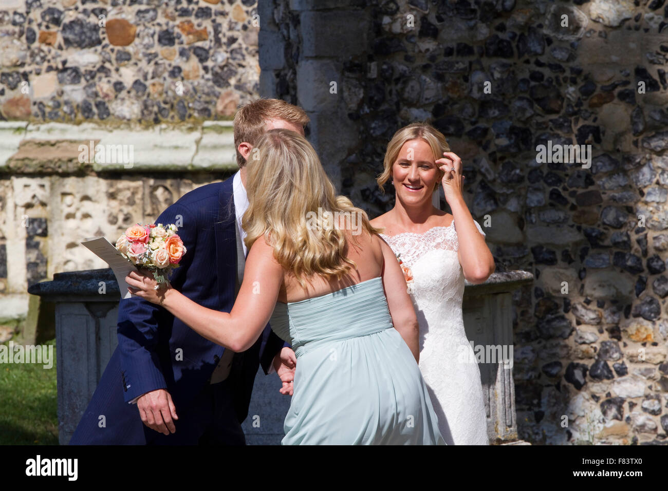 Bride kisses hi-res stock photography and images - Alamy