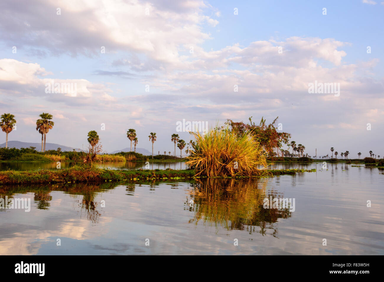 A scenic view of Lake Manze Stock Photo - Alamy