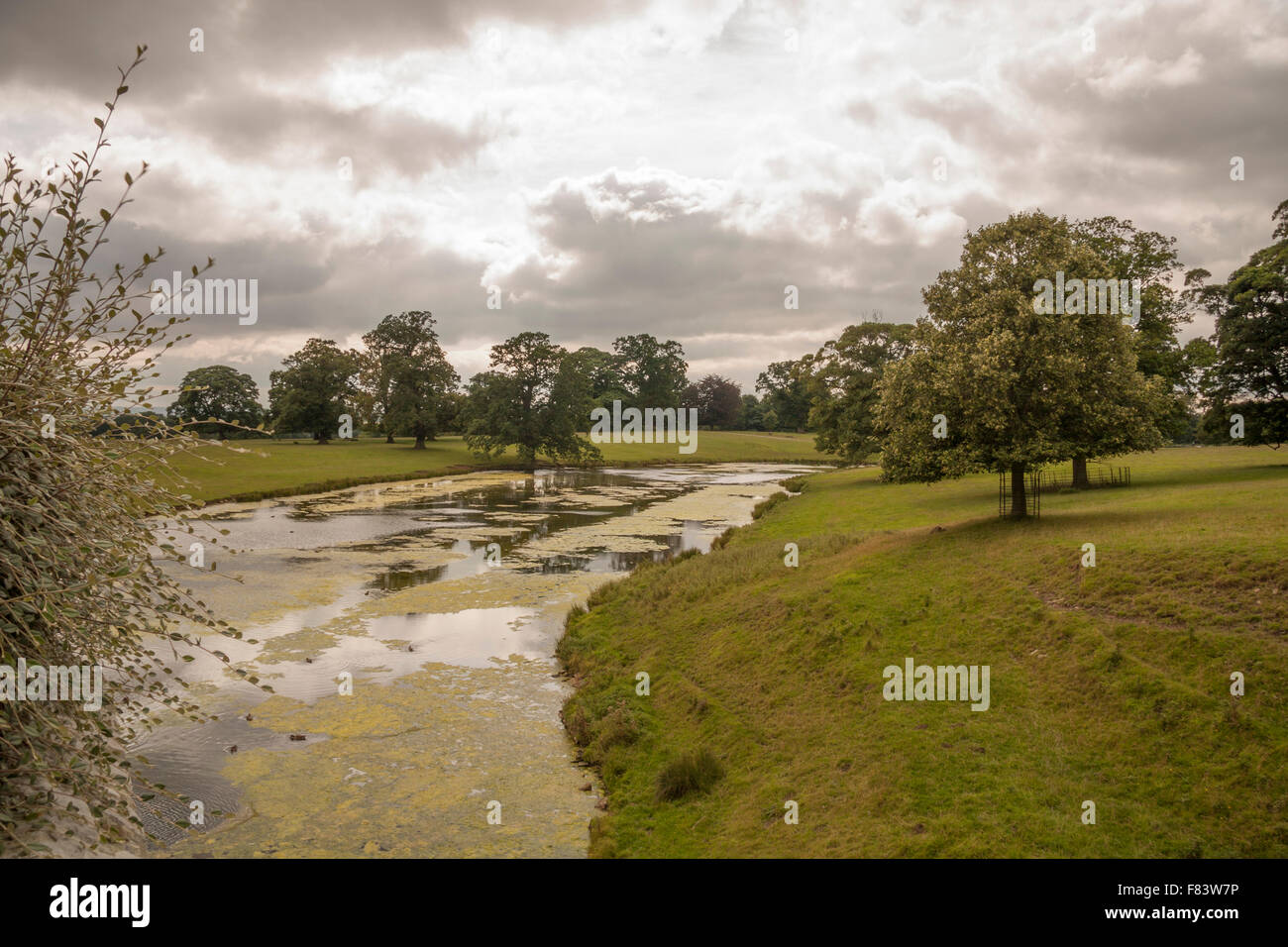 Scenic view from the grounds of Raby Castle,Staindrop,England,UK ...