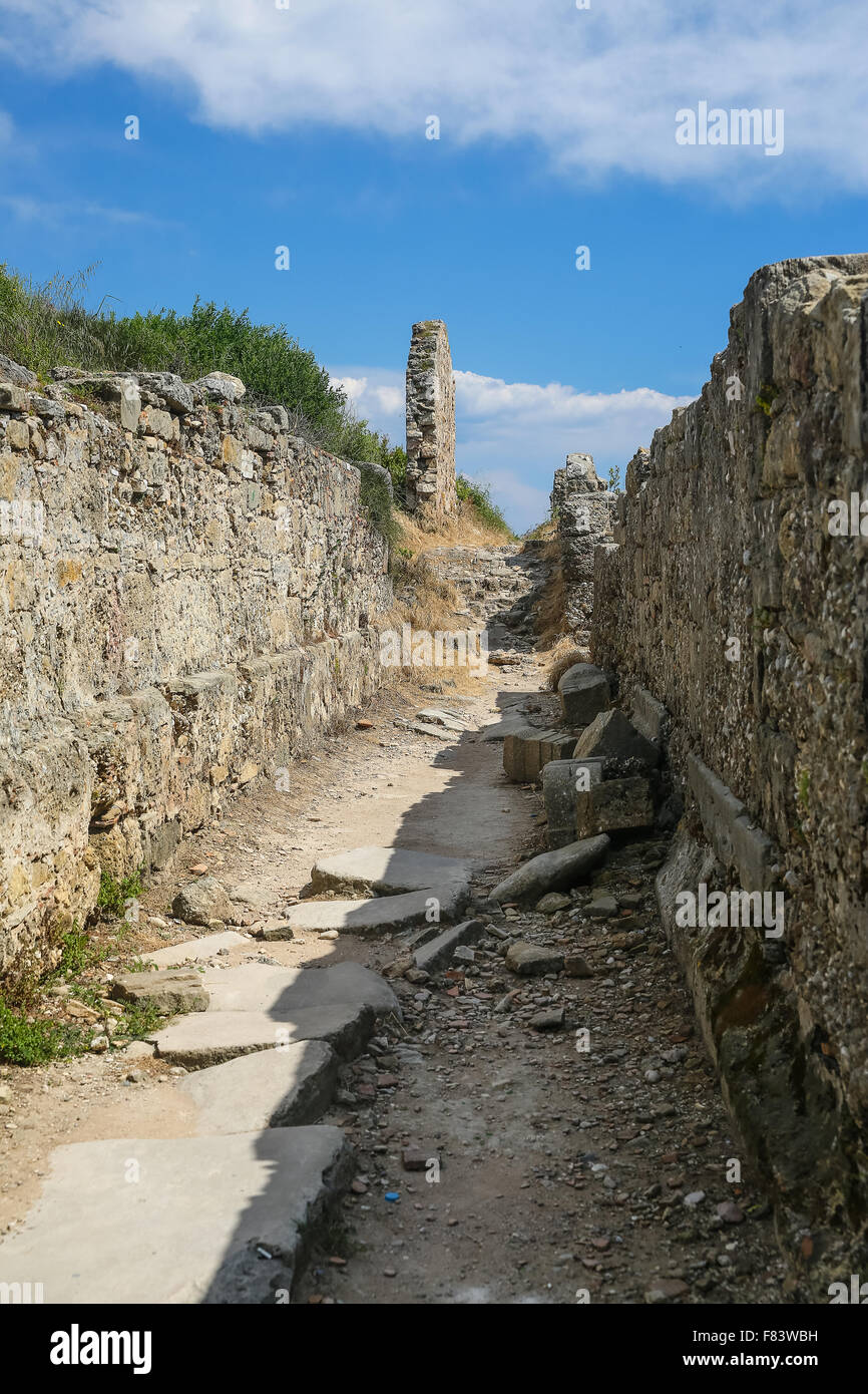 Ancient Side ruins in Turkey Kemer Antalya Stock Photo - Alamy