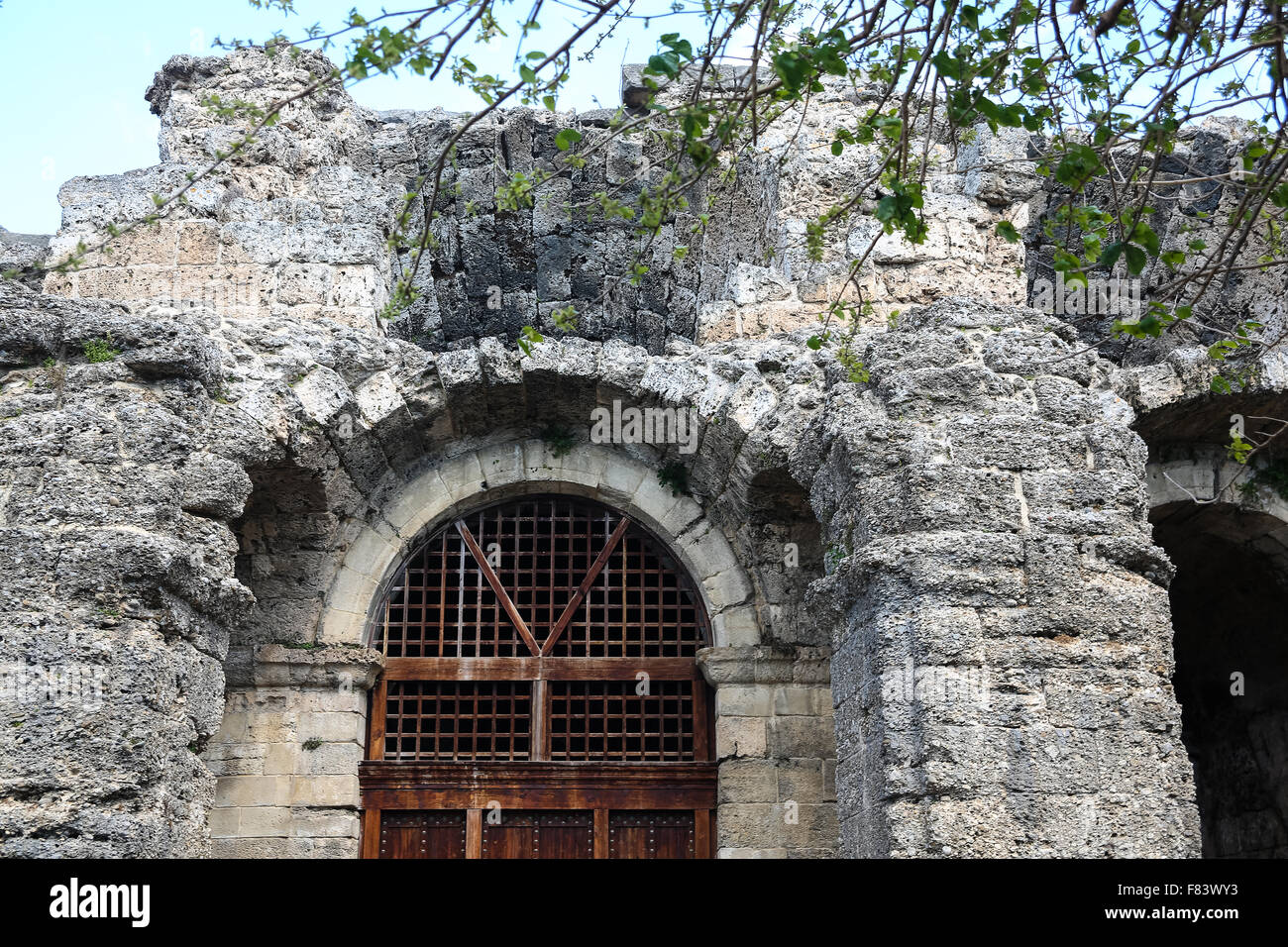 Ancient Side ruins in Turkey Kemer Antalya Stock Photo - Alamy