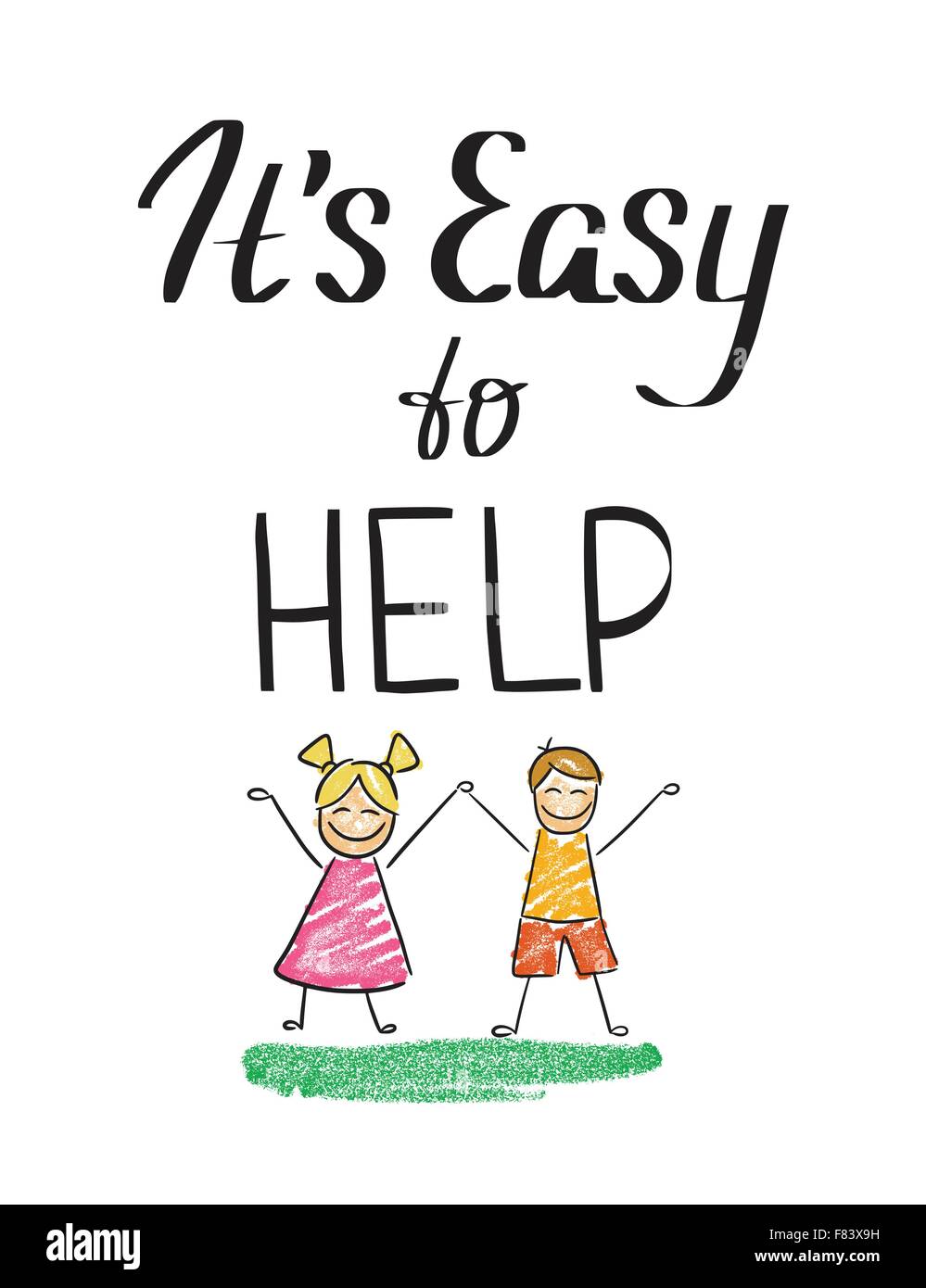 Hand charity art Cut Out Stock Images & Pictures - Alamy