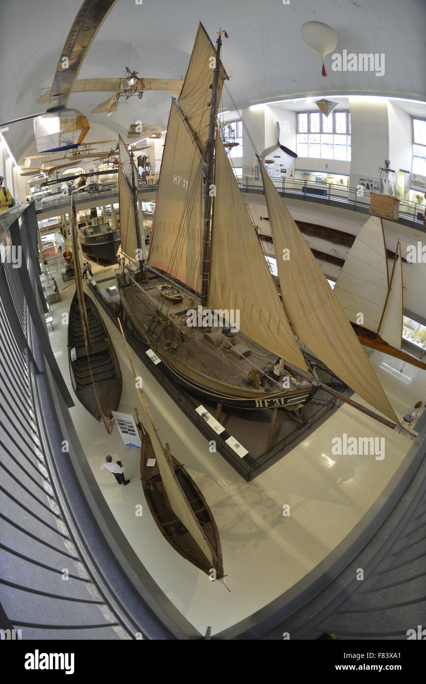Navy and airship exhibition at Deutsches Museum, Munich, Upper Bavaria ...