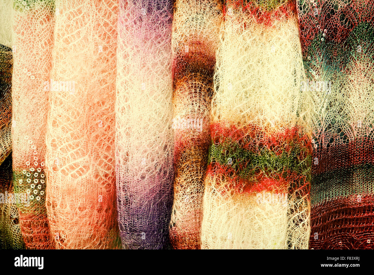 Hanging shawls hi-res stock photography and images - Alamy