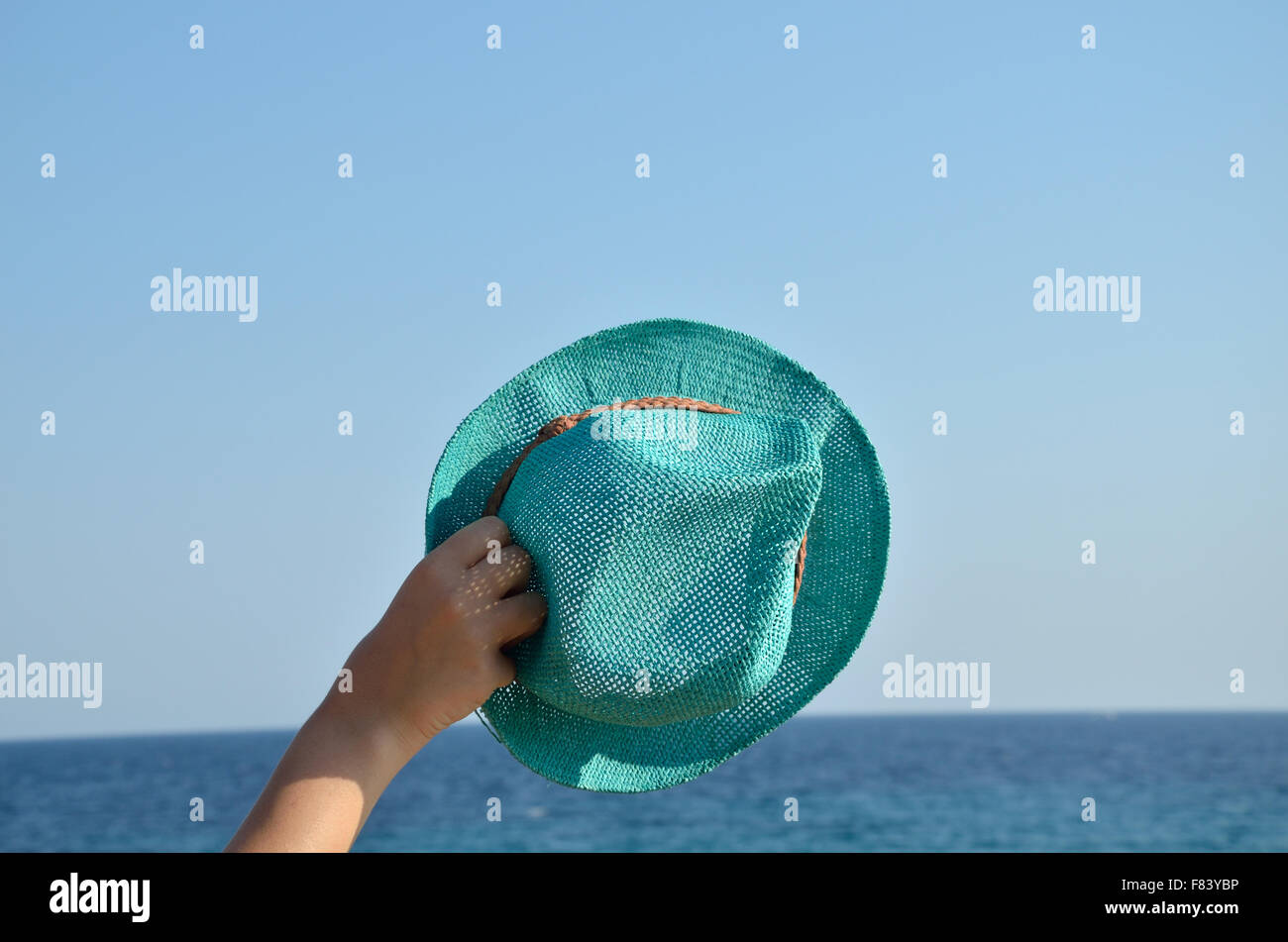Waving with hat hi-res stock photography and images - Alamy