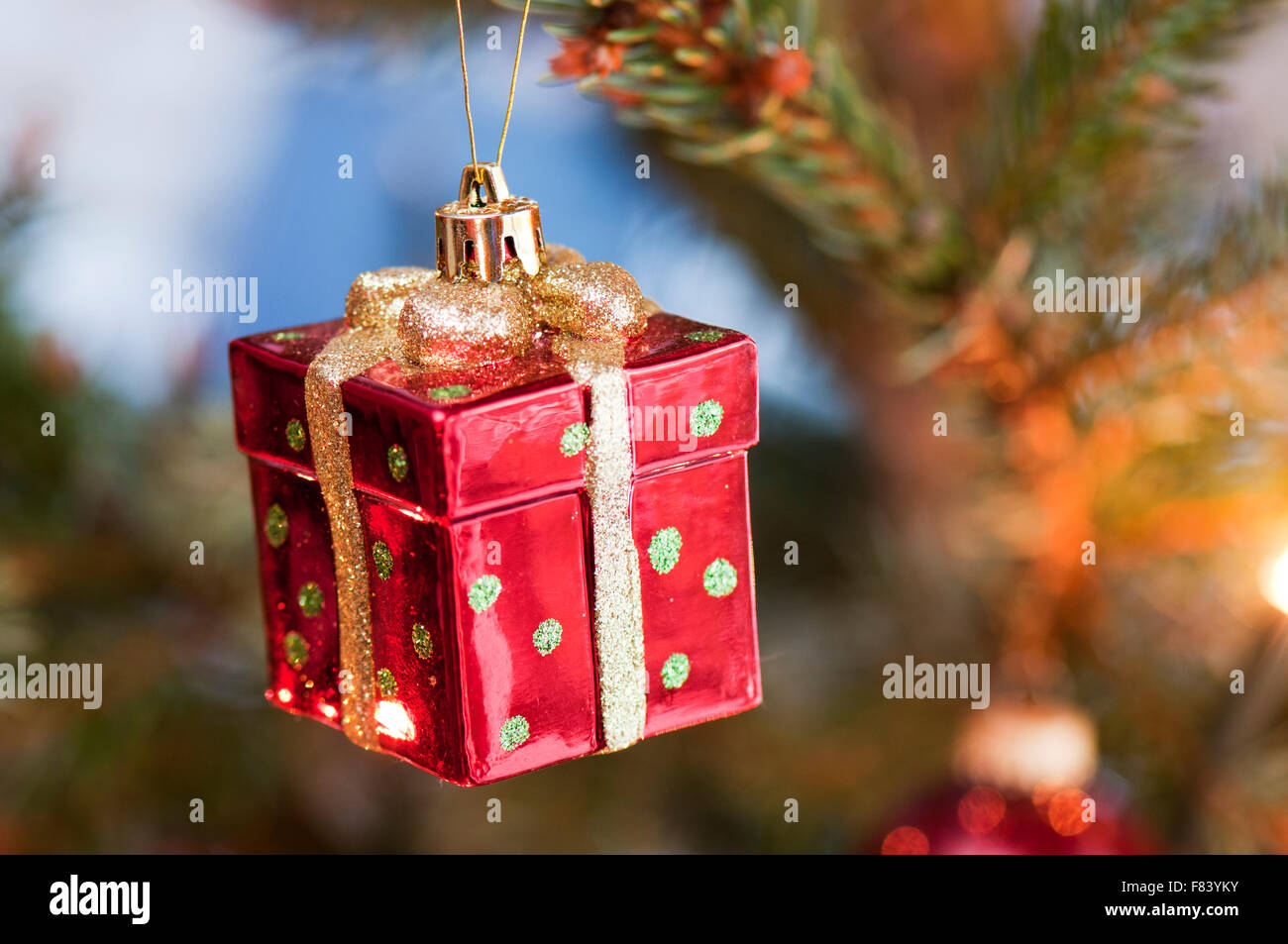 Shot decorating christmas tree hi-res stock photography and images - Alamy