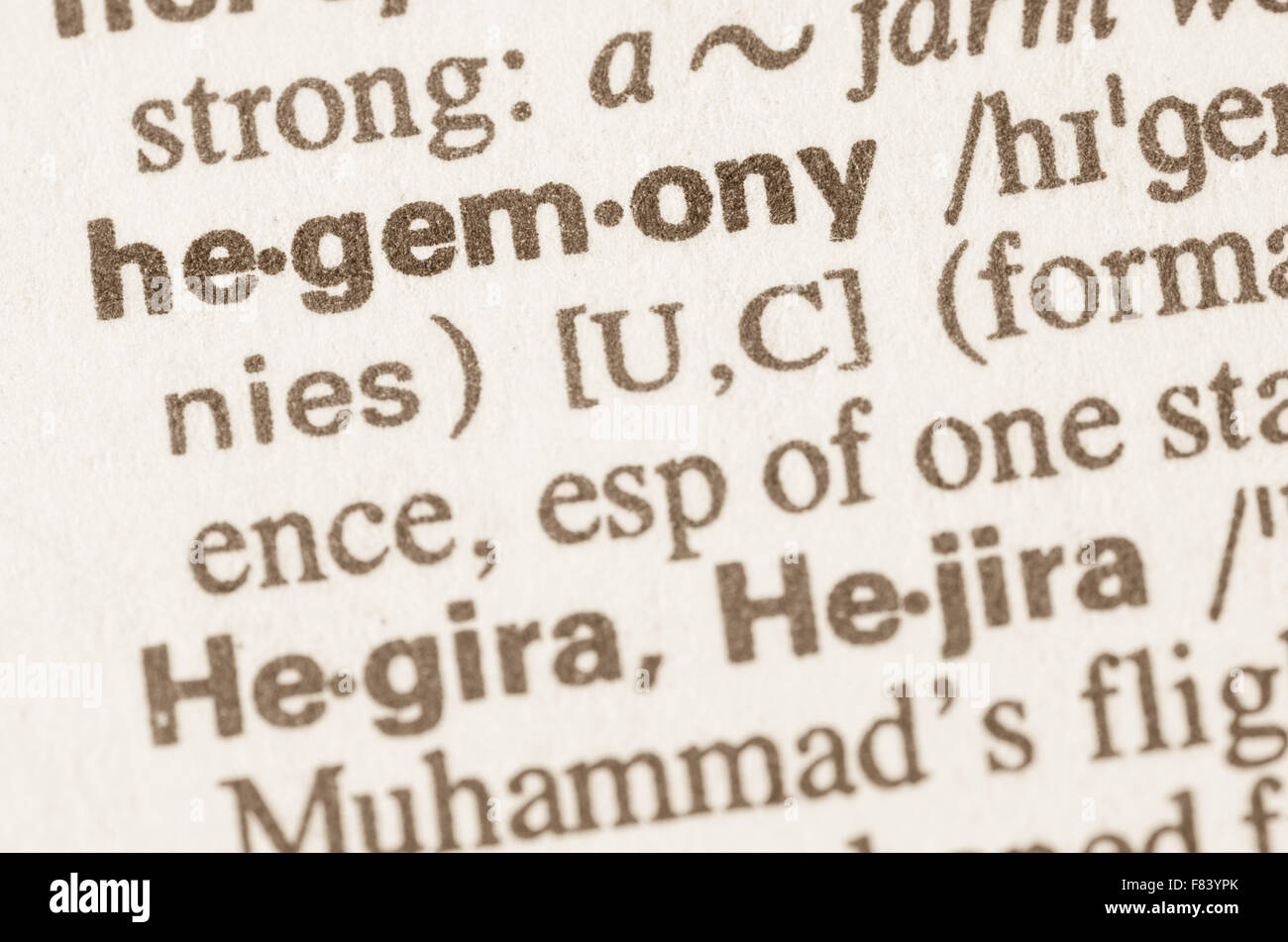 Hegemony hi-res stock photography and images - Alamy