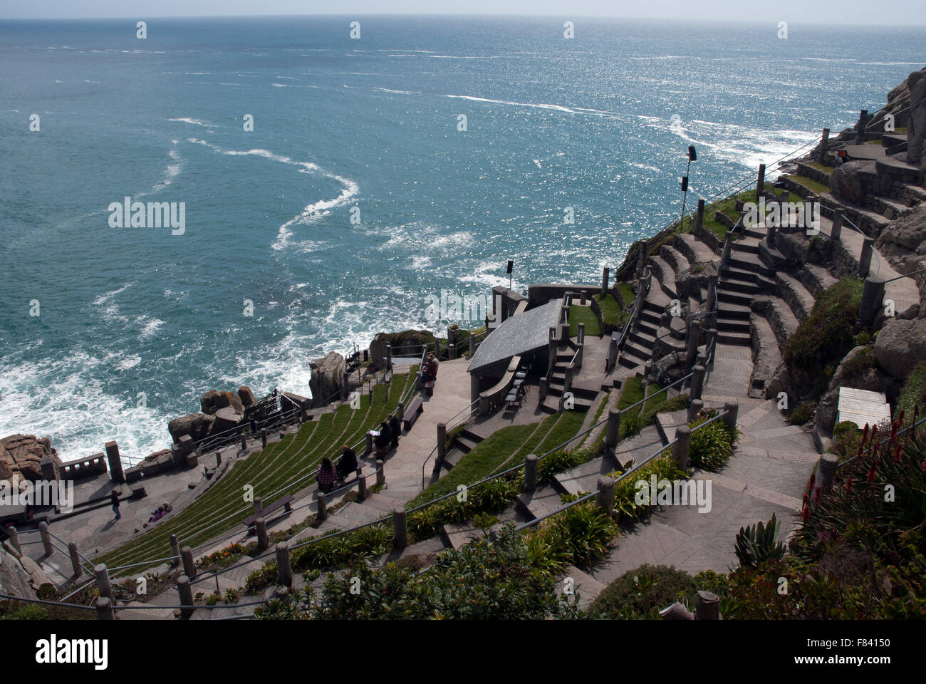 The Minack Theatre open-air theatre, Porthcurno, Penzance, Cornwall ...