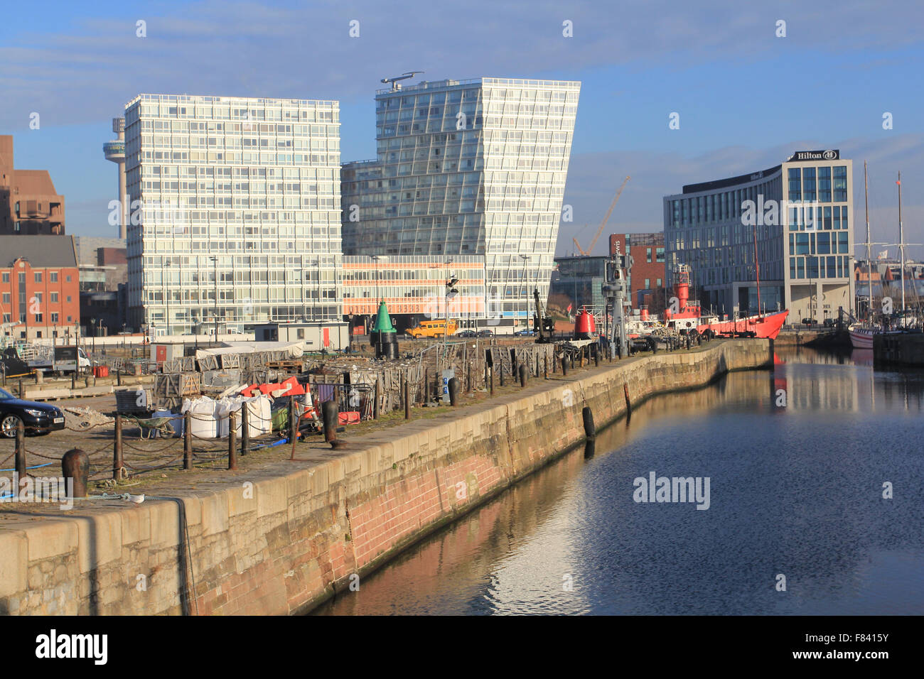 Liverpool Dock and City Stock Photo - Alamy
