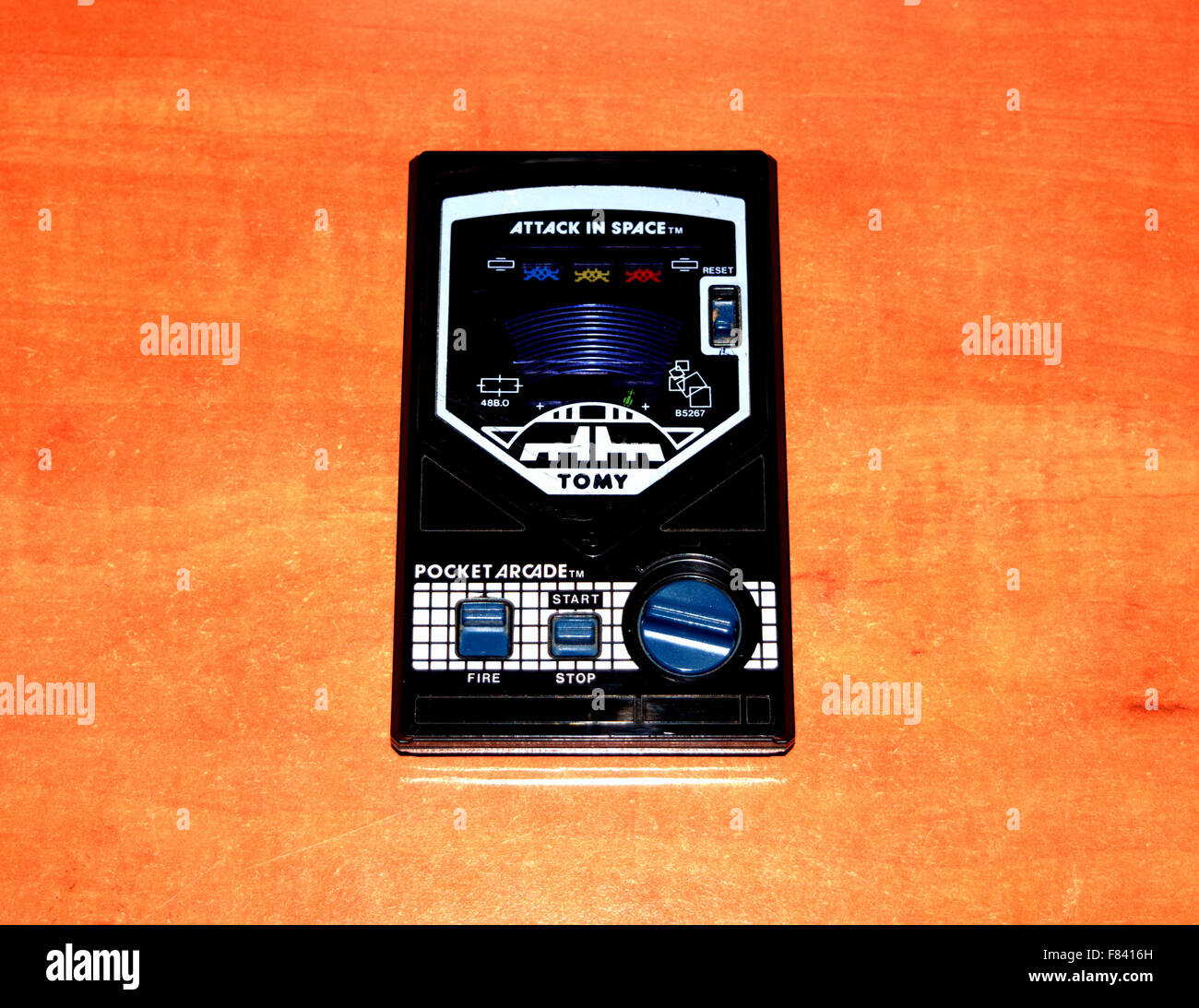 Vintage Tomy 'Attack in Space' hand-held game Stock Photo - Alamy