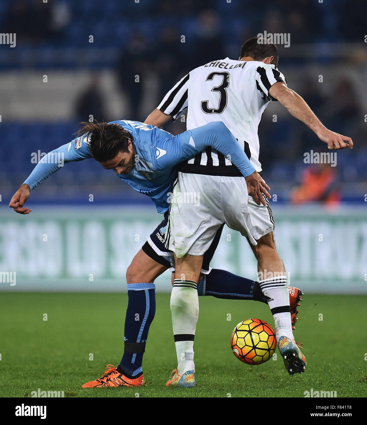 Rome, Italy. 04th Dec, 2015. Alessandro Matri Lazio, Giorgio Chiellini ...
