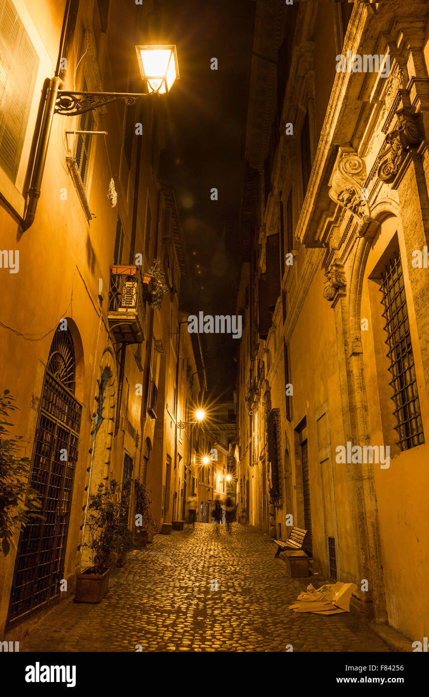 Ghetto Street At Night