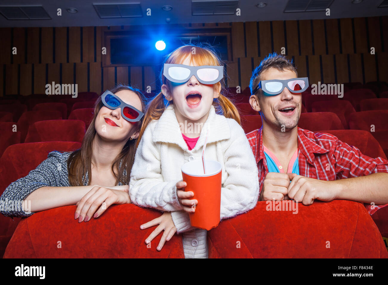 The spectators in the cinema Stock Photo - Alamy