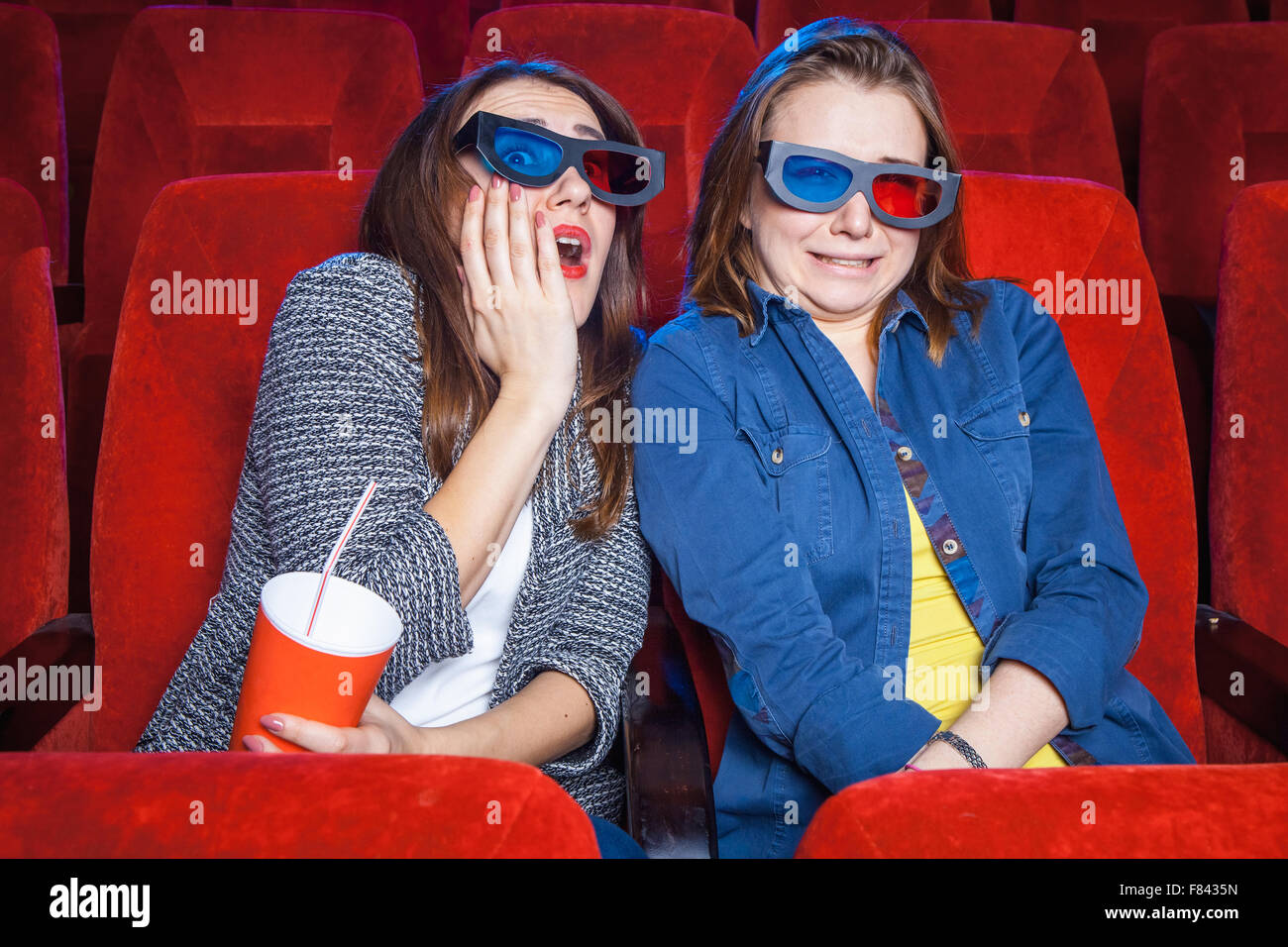 The spectators in the cinema Stock Photo - Alamy