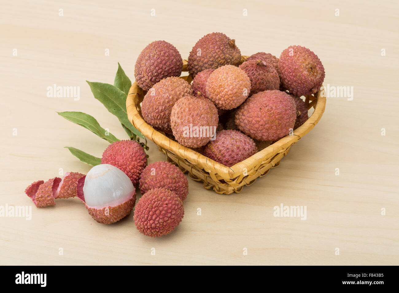 Famous Tropical fruit - lychee - fresh and sweet Stock Photo - Alamy
