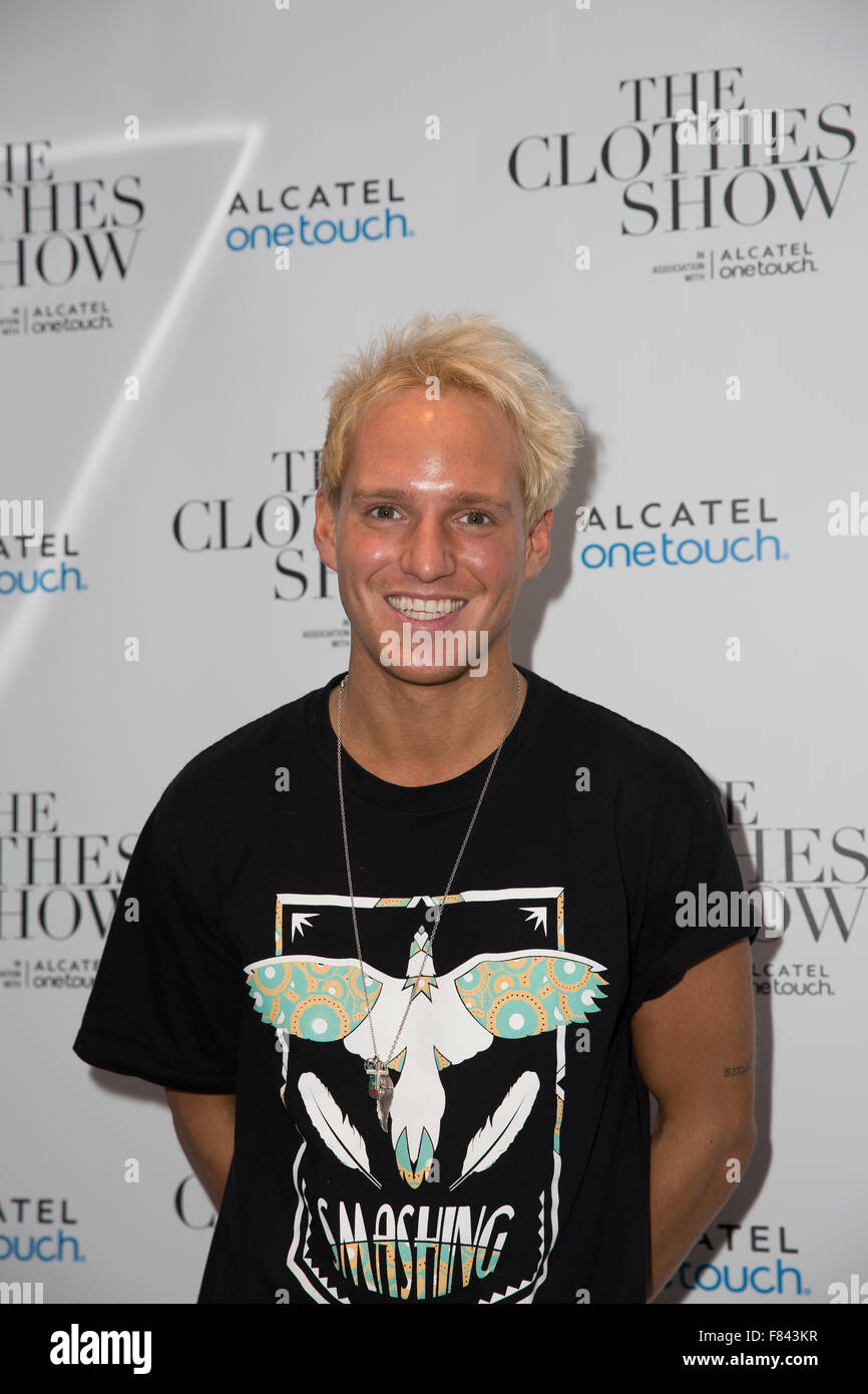 Jamie Laing attends the clothes Show at the NEC Birmingham Stock Photo ...