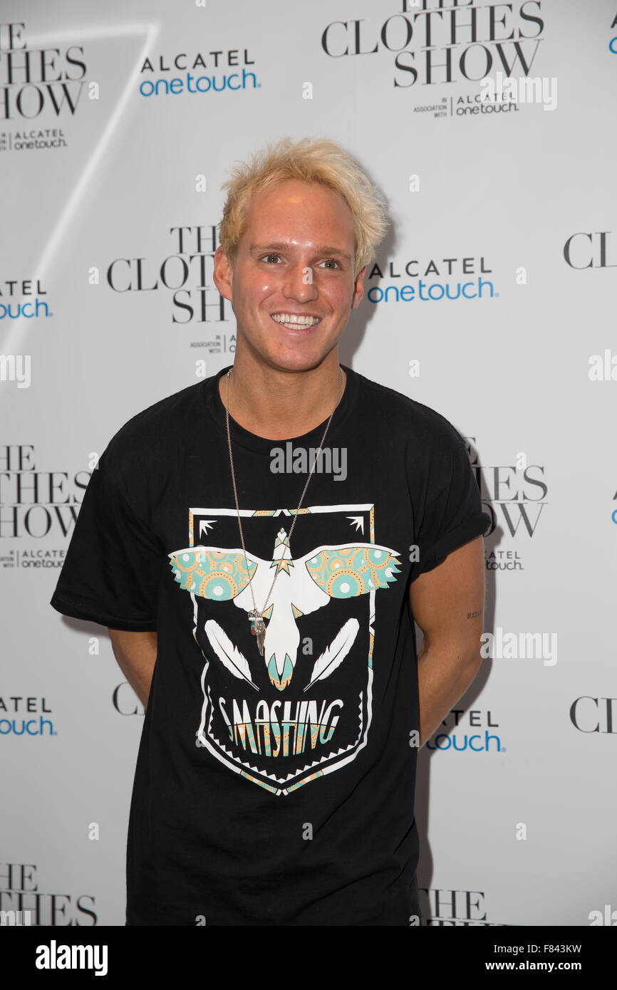 Jamie Laing attends the clothes Show at the NEC Birmingham Stock Photo ...