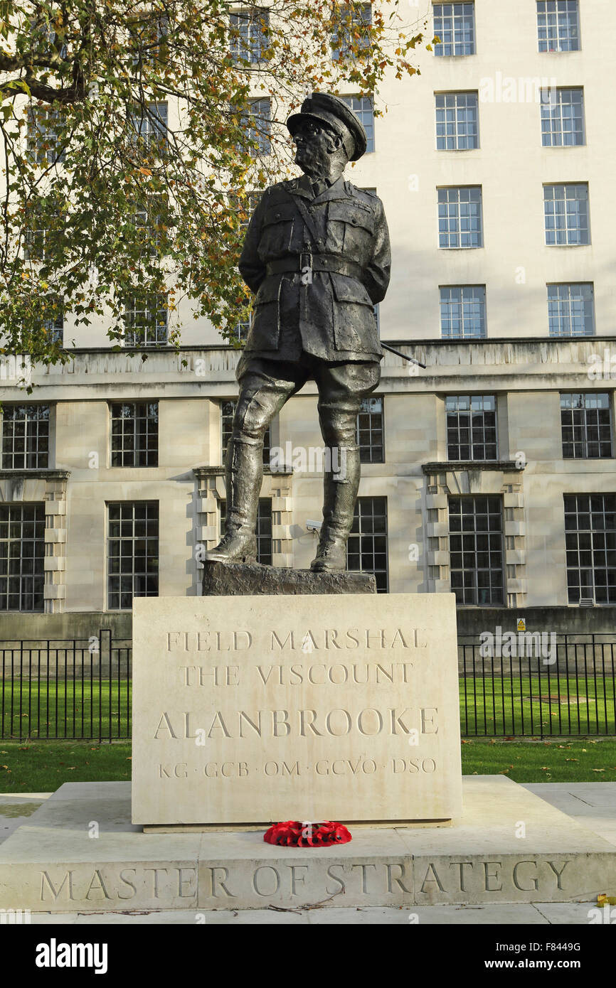 Statue of the viscount alanbrooke hi-res stock photography and images ...