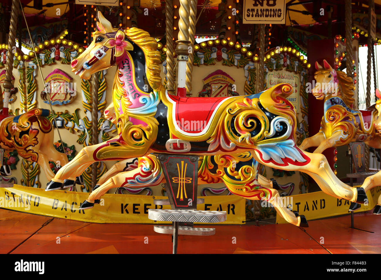 Flying horse carousel hi-res stock photography and images - Alamy