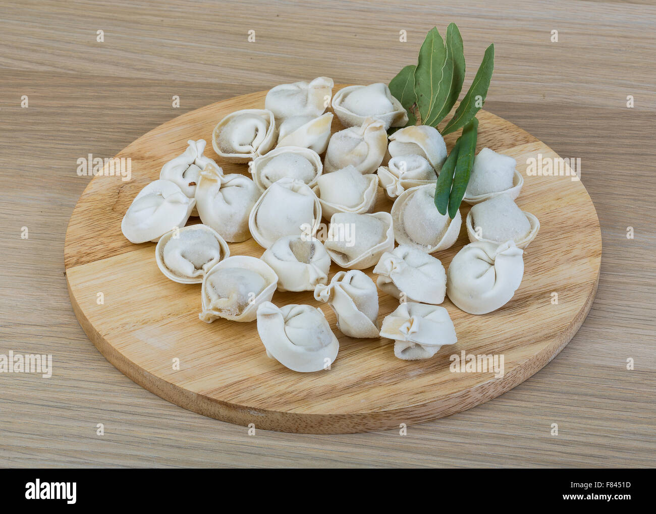 Raw Russian dumplings with meat - ready for cooking Stock Photo - Alamy