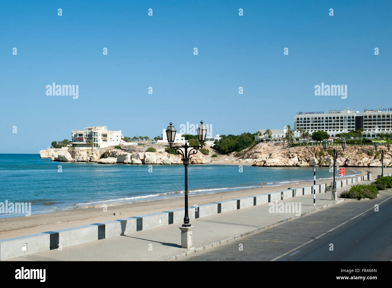 Qurum beach in Muscat, the capital of the Sultanate of Oman Stock Photo ...