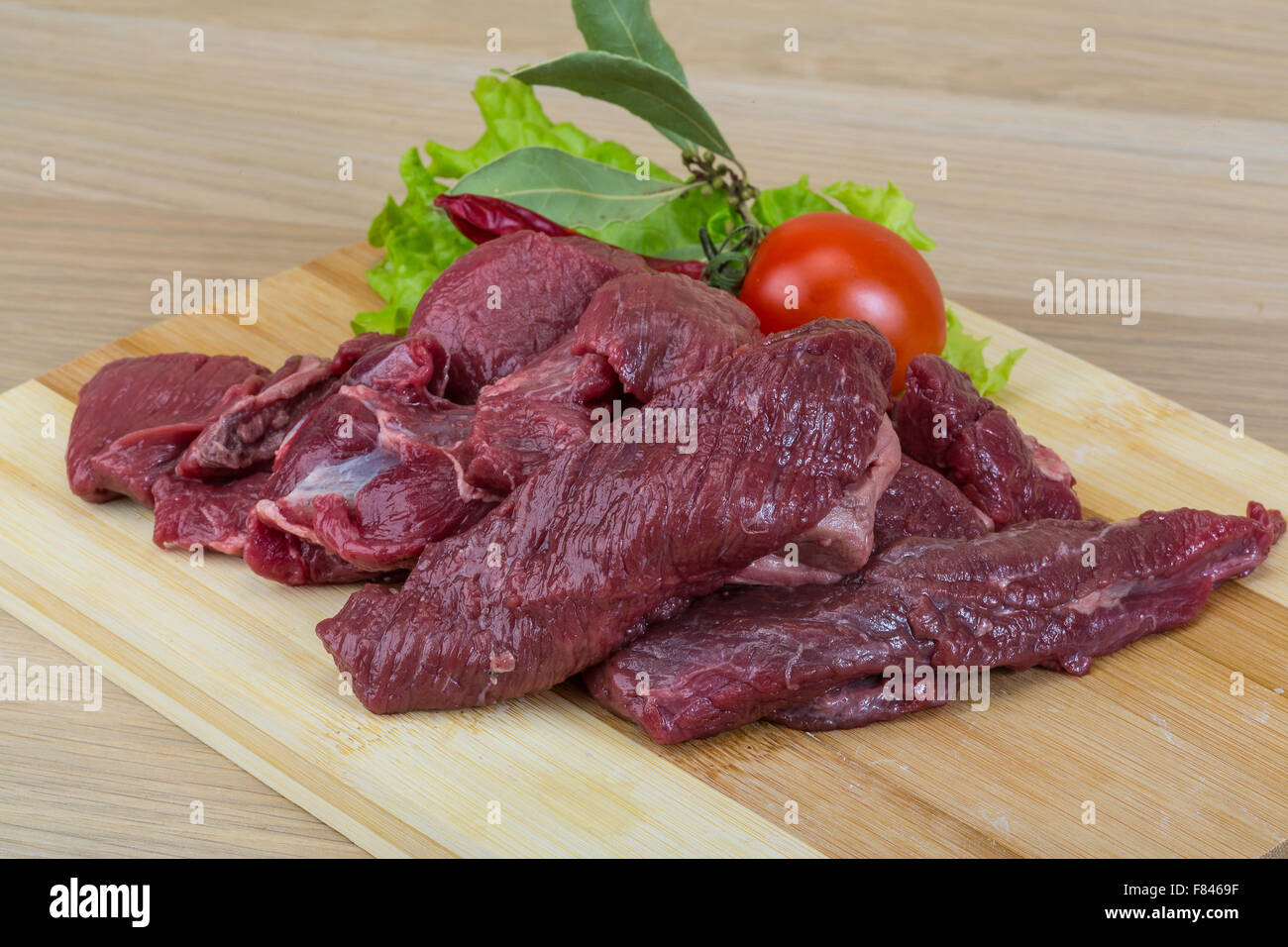 Raw wild venison meat - ready for cooking Stock Photo - Alamy