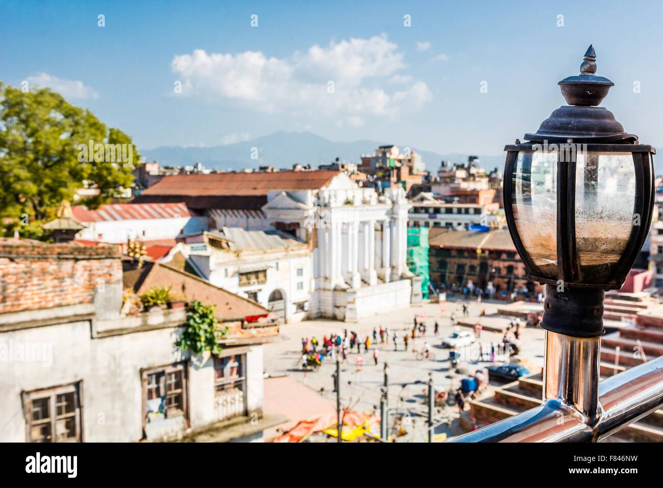 City view from the rooftop restaurant Stock Photo - Alamy