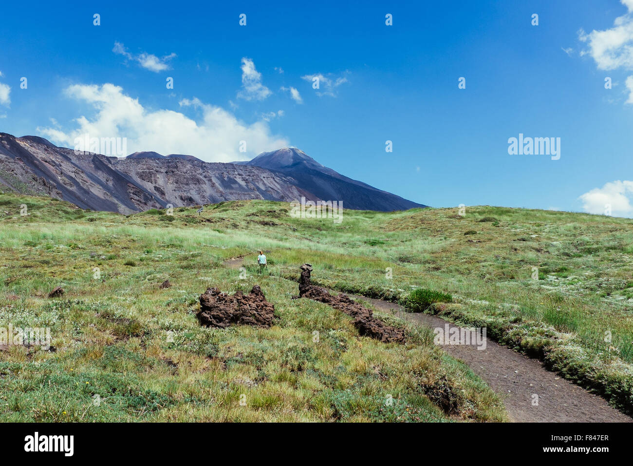 Valle del bove mount hi-res stock photography and images - Alamy