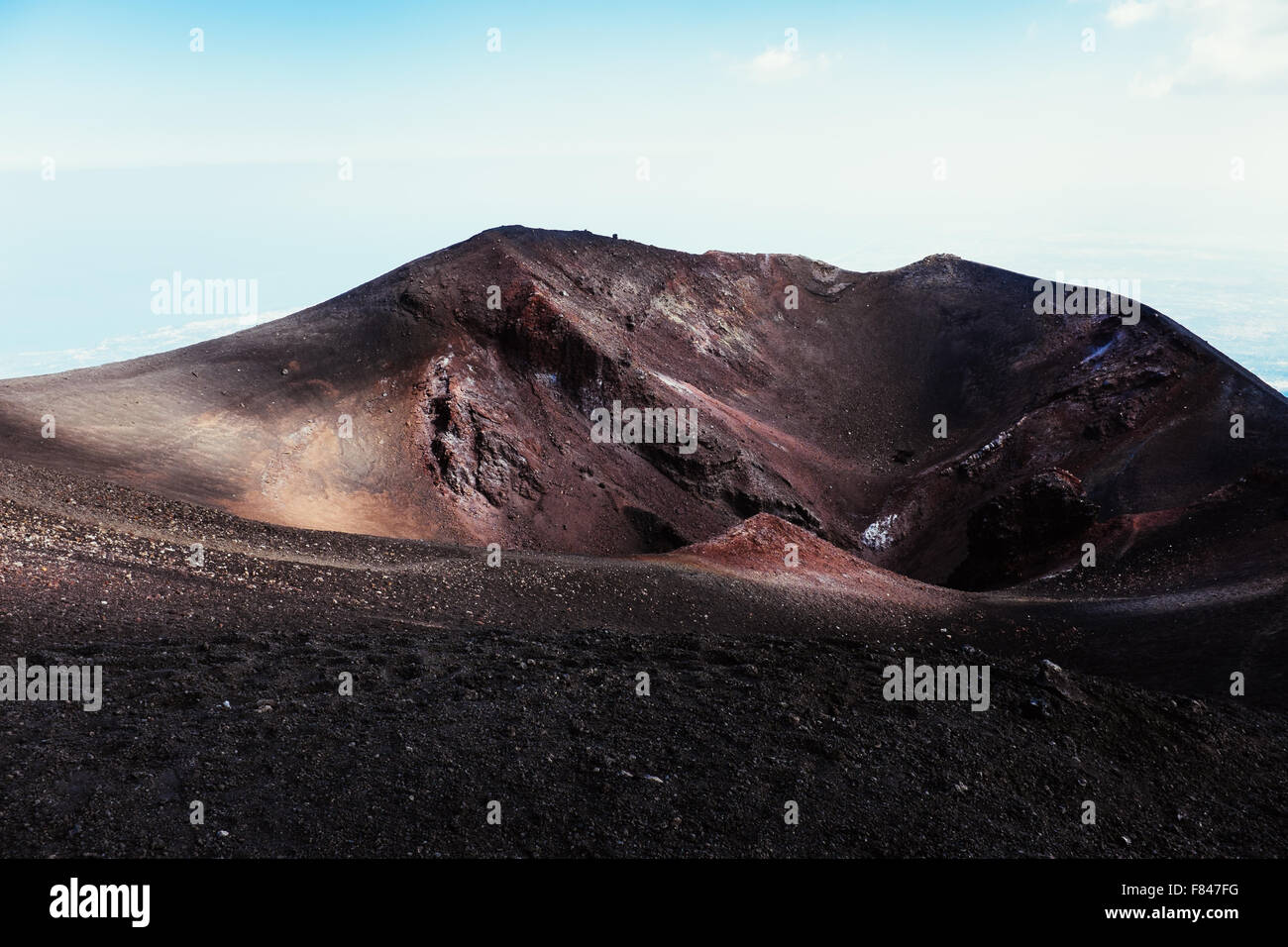Tallest active volcano european continent hi-res stock photography and ...