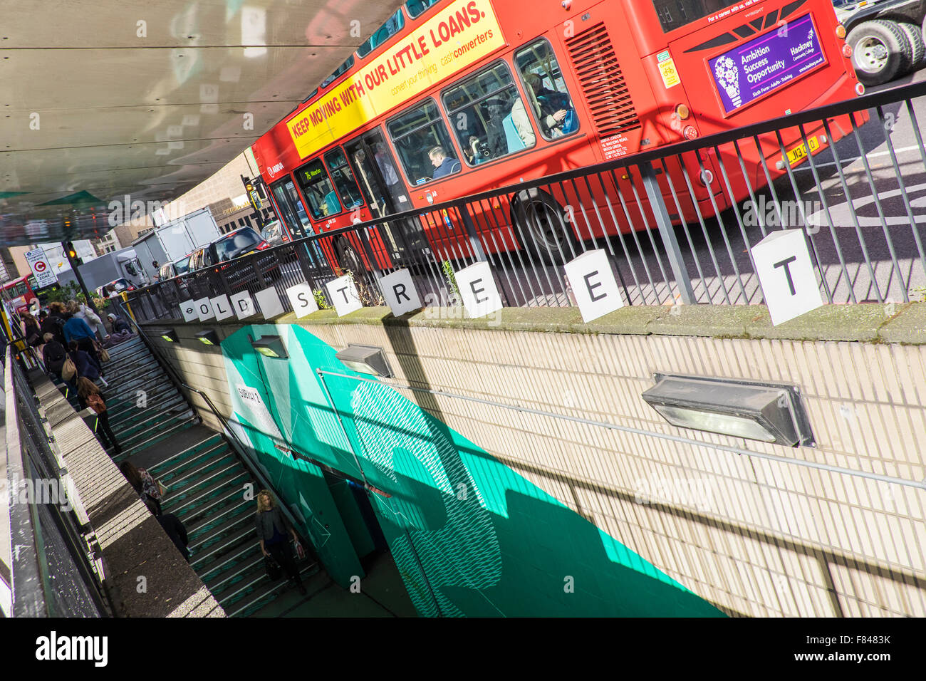 Old Street roundabout, London, England, U.K Stock Photo - Alamy