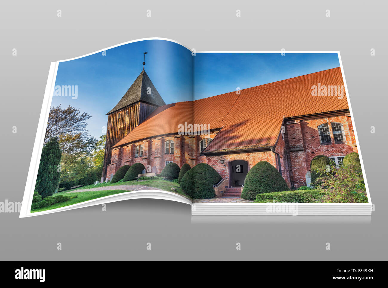 The Seamens Church Prerow was built from 1726 to 1728, Fischland-Darss ...