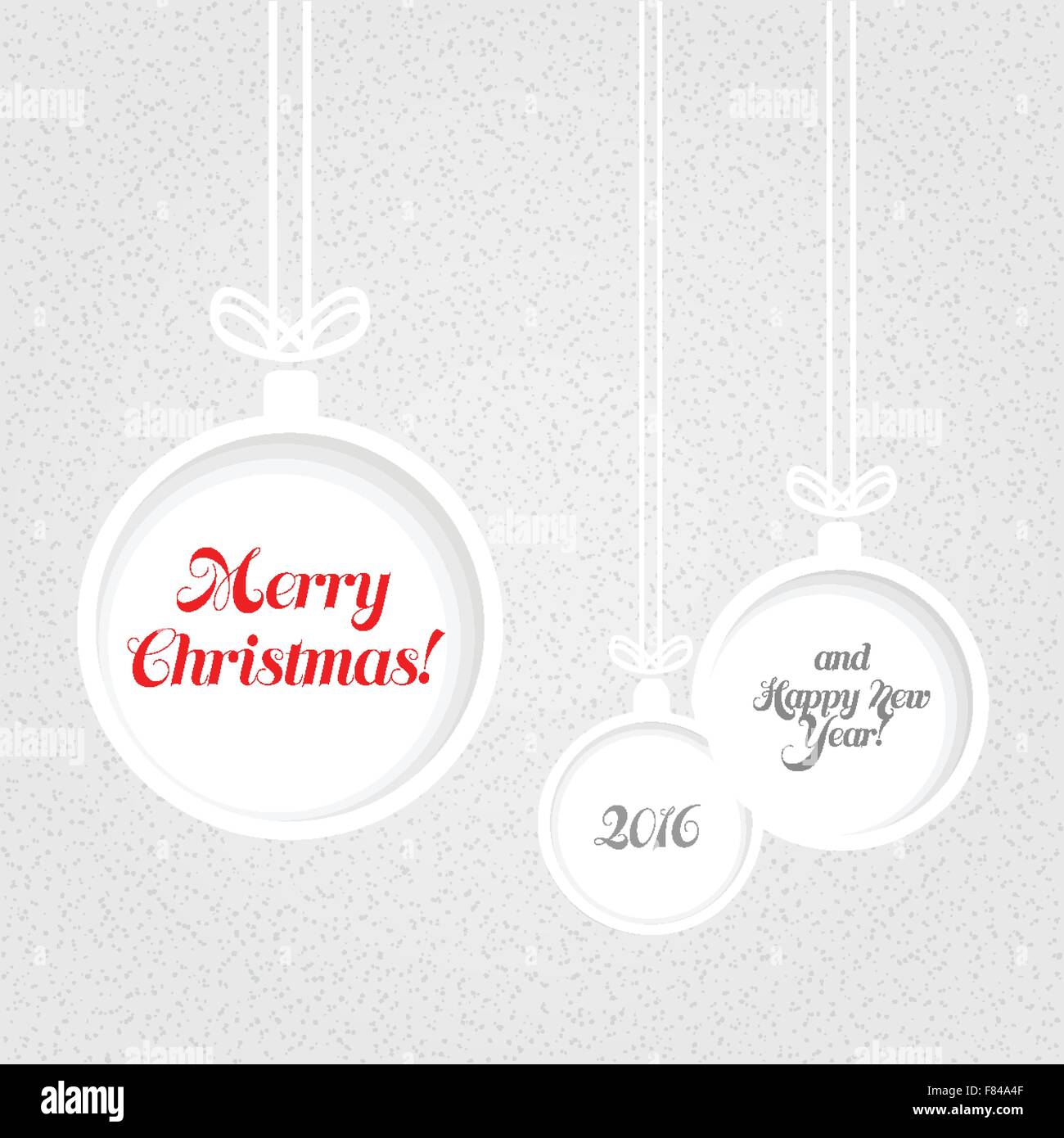 Paper cut christmas balls Stock Vector Images - Alamy