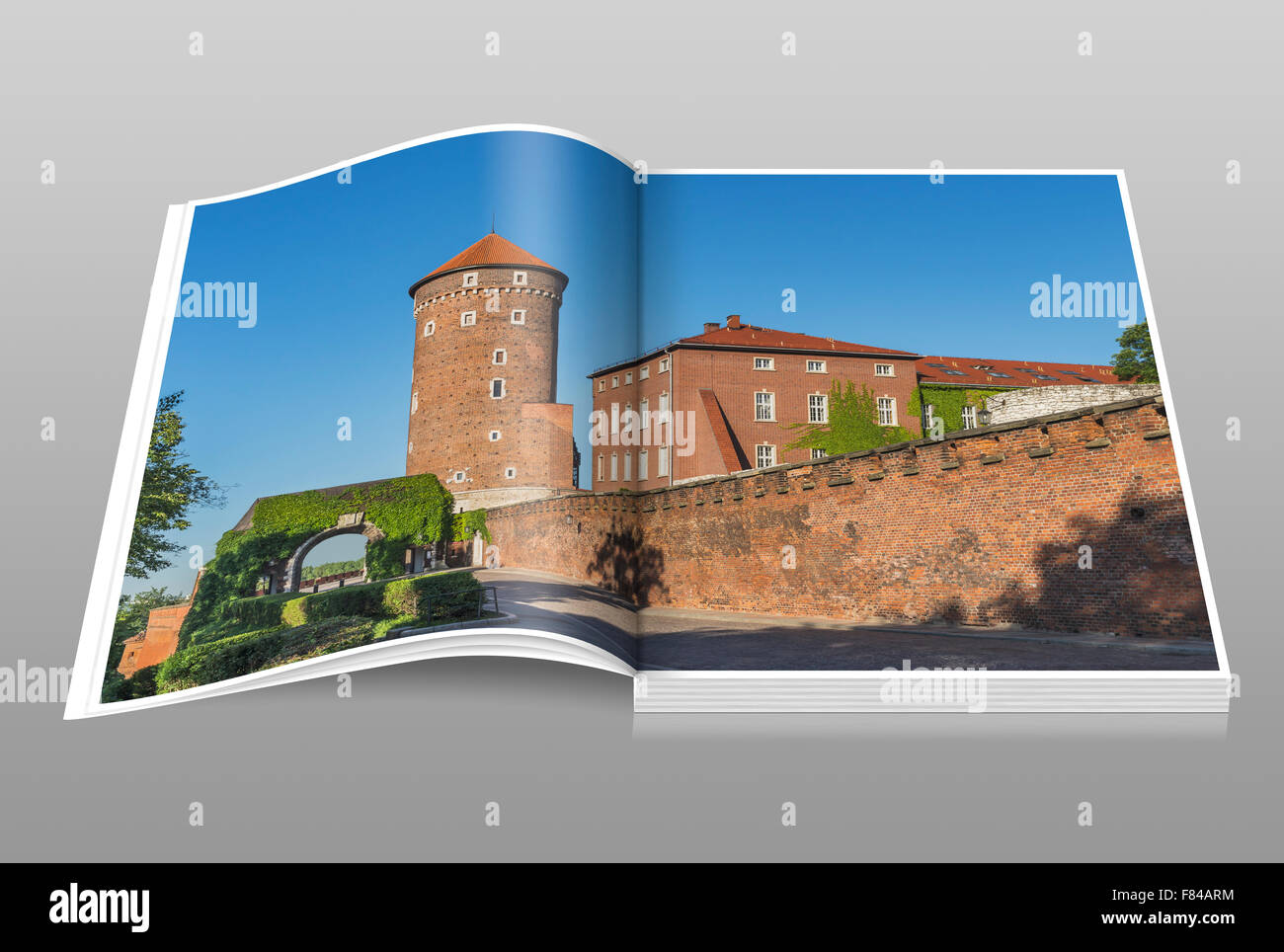 Brama Bernardynska gate and the Baszta Sandomierska tower on the east ...