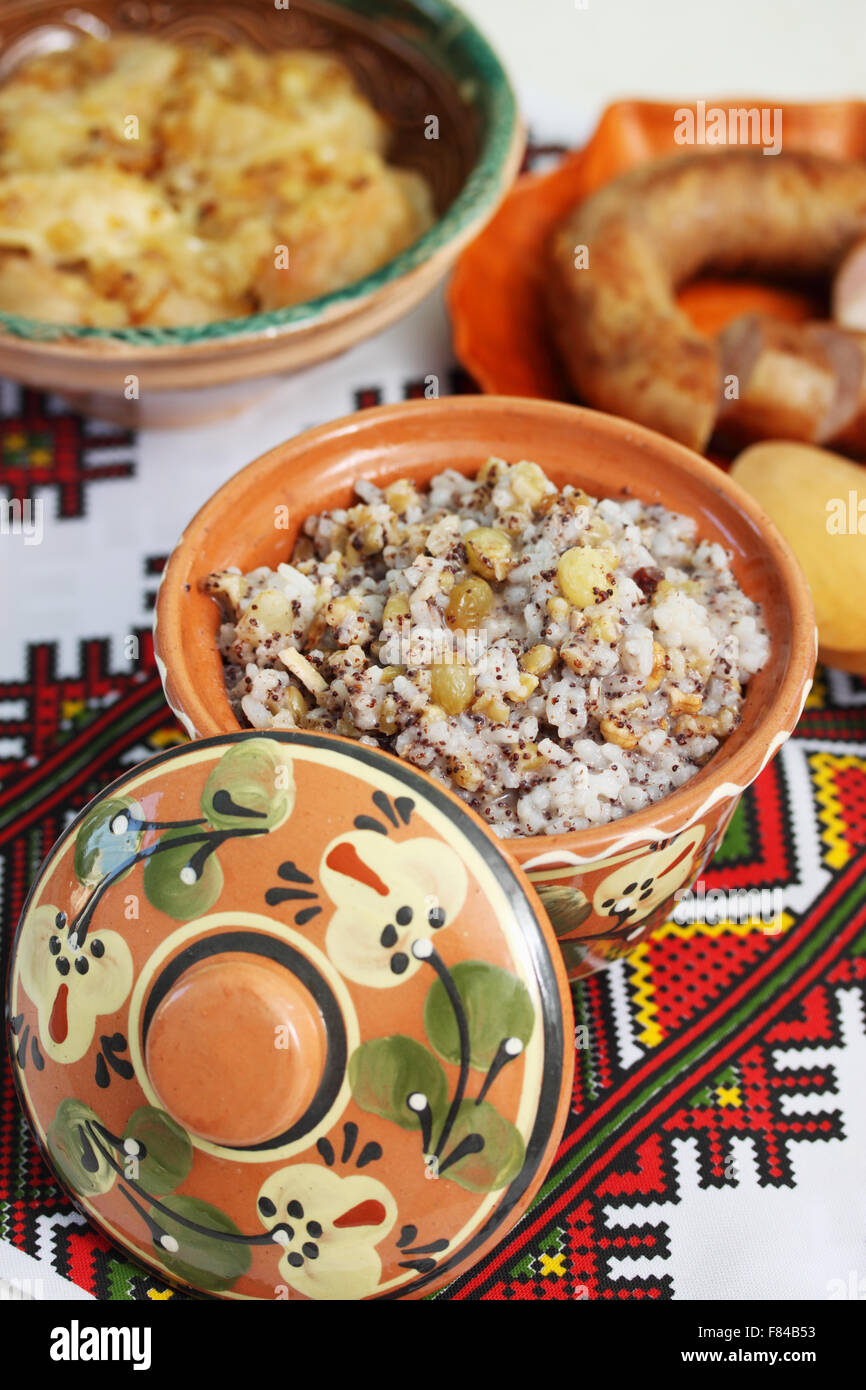 traditional kutia dish Stock Photo - Alamy