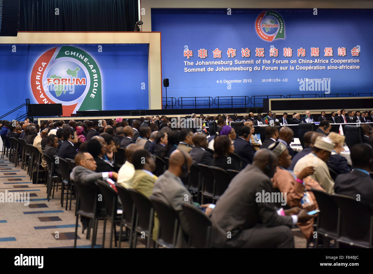 Johannesburg, South Africa. 5th Dec, 2015. Representatives attend the ...