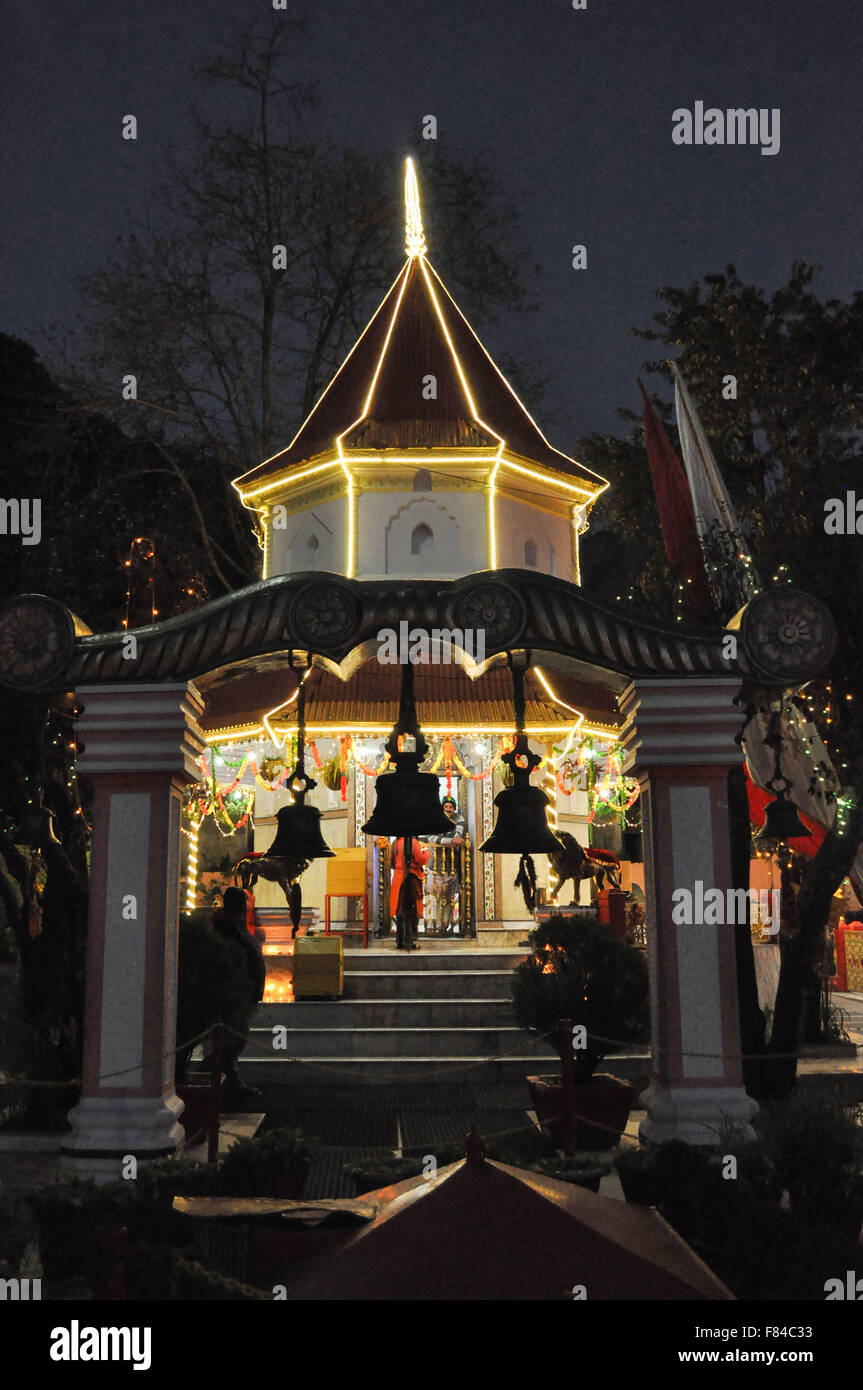 The beauty of Naina Devi Temple early in the morning on Diwali " The ...