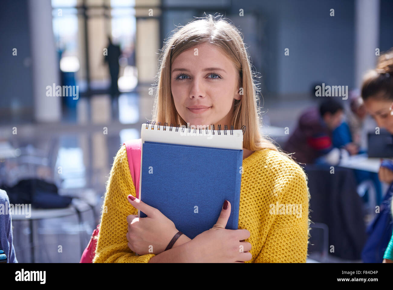 happy students group study in classroom Stock Photo - Alamy