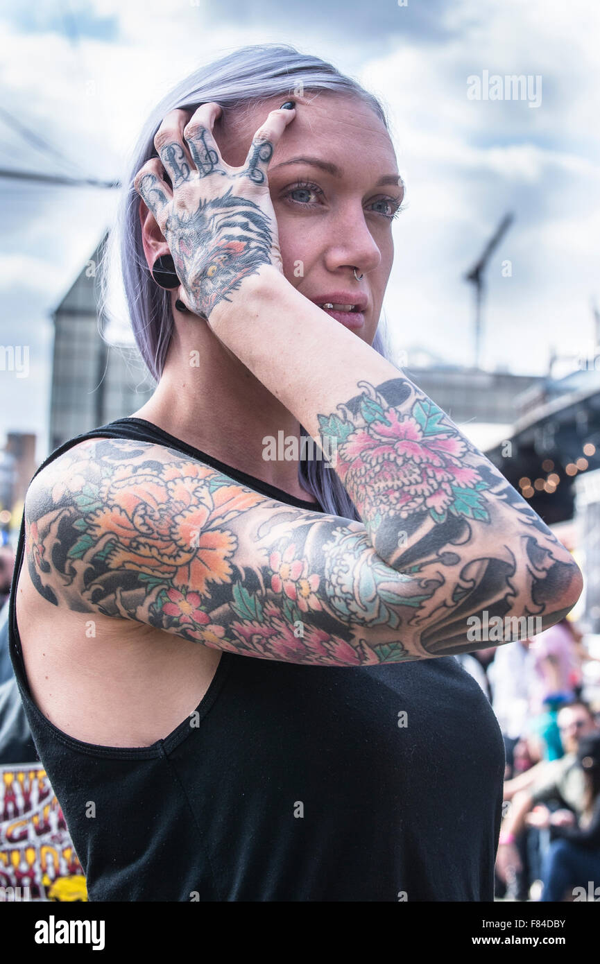 Tattoo artists, models and members of the public attend the 11th annual ...