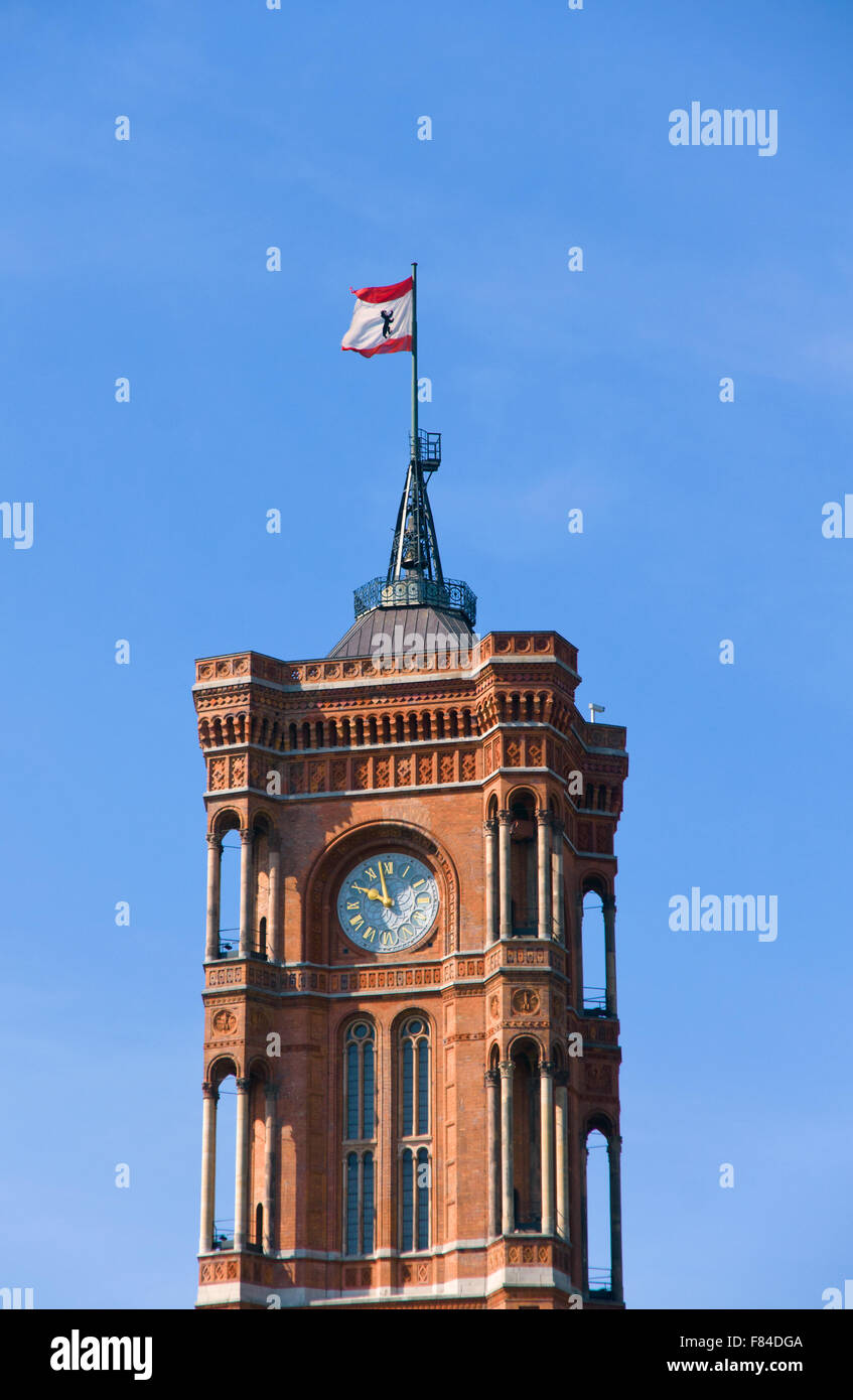 Tower of the Rote Rathaus in Berlin Stock Photo - Alamy