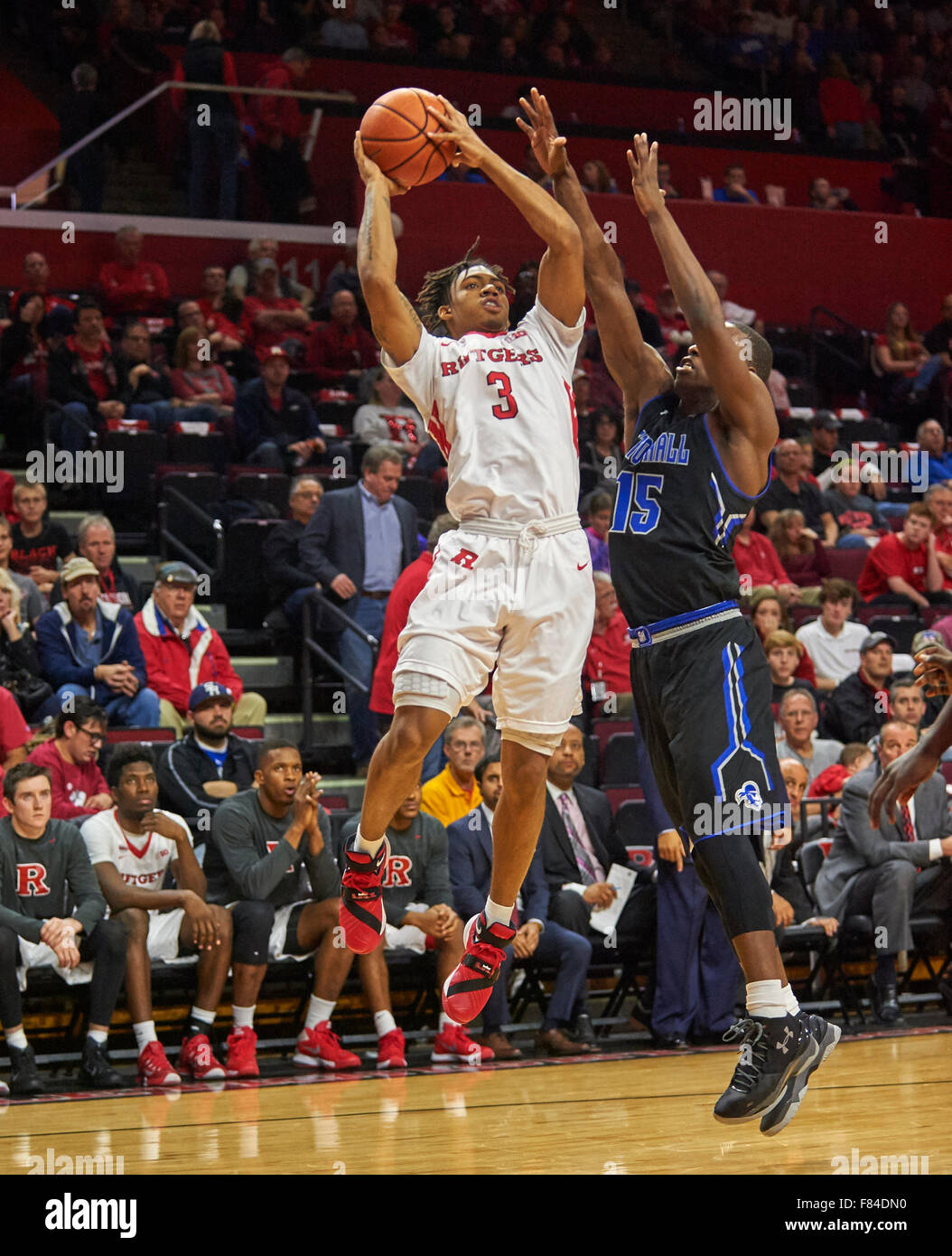 Piscataway, New Jersey, USA. 5th Dec, 2015. Rutgers' guard Corey ...
