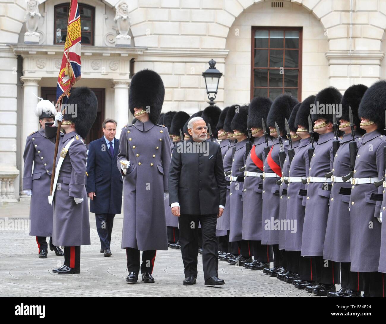 Indian Prime Minister Narendra Modi with British Prime Minister David ...