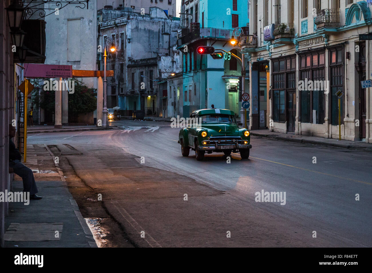 Early morning head lights Stock Photo - Alamy