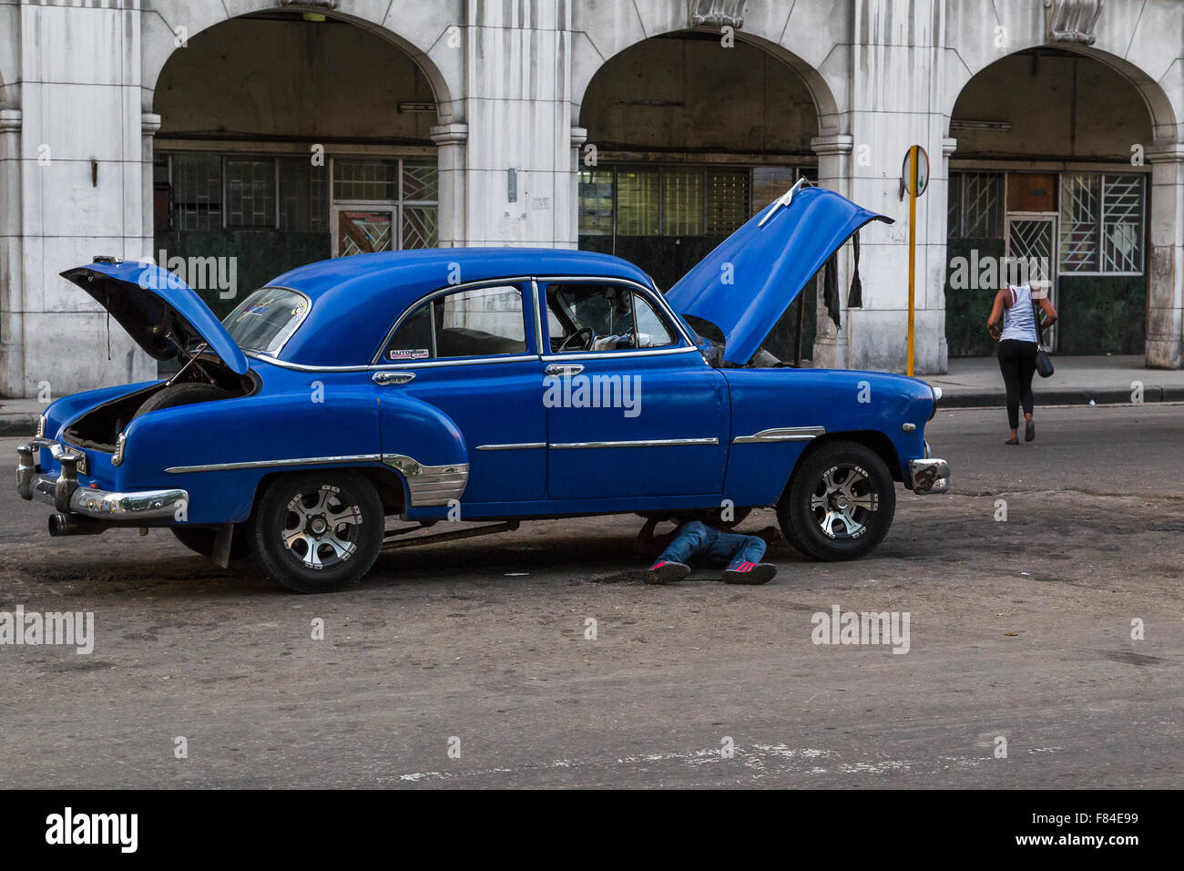 Broken down off the Prado Stock Photo - Alamy