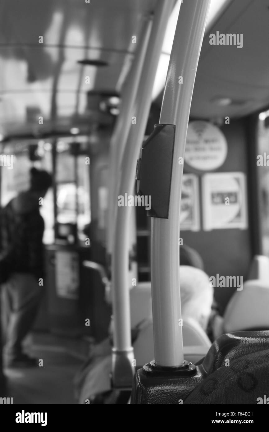 Bus stop bell Black and White Stock Photos & Images - Alamy
